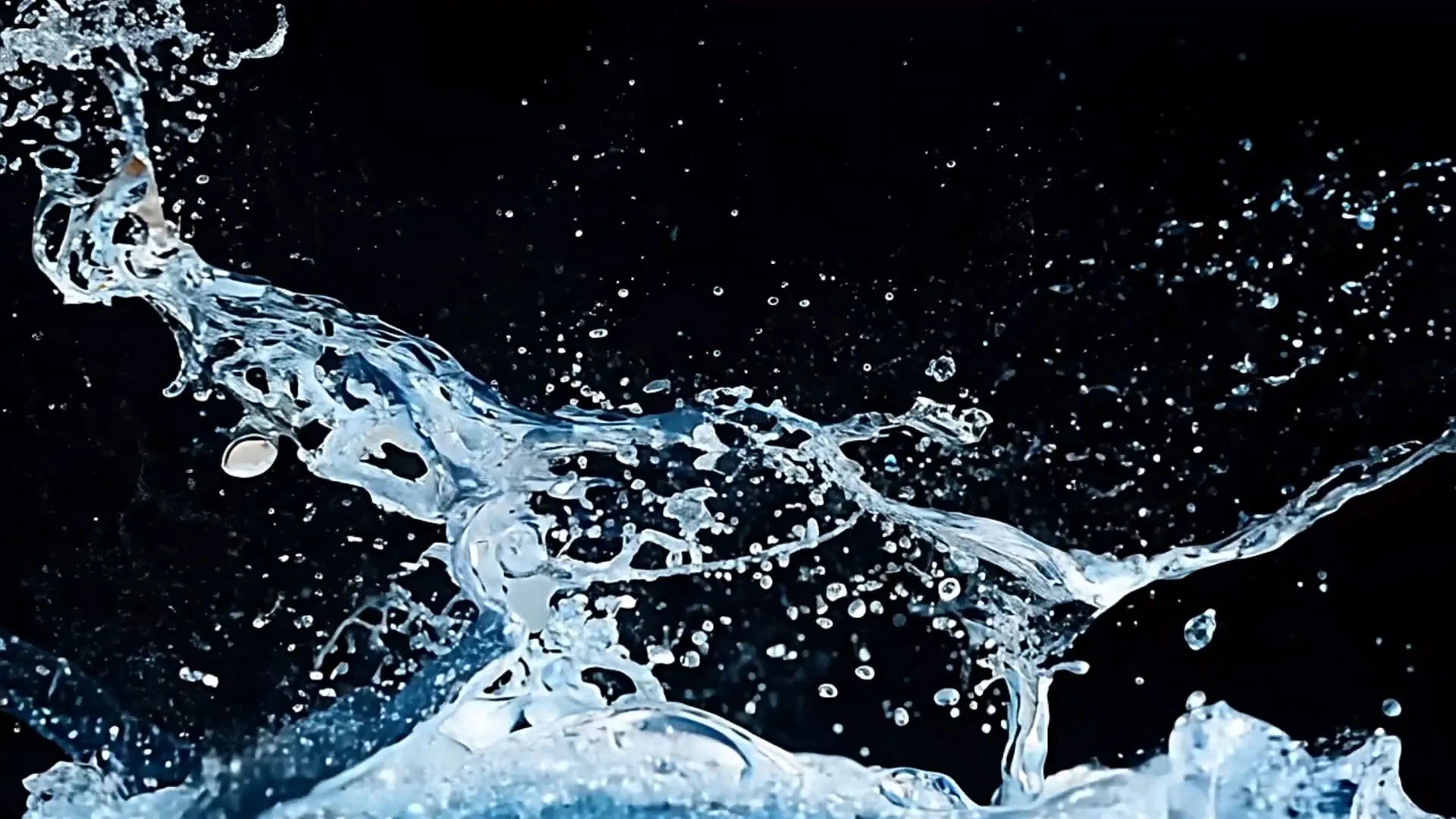 Crystal Clear Water Splash Effect Overlay | Videos